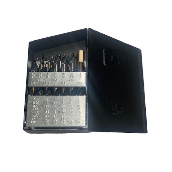 Viking Norseman Drill Viking 22893 1/16-1/2" Black and Gold Oxide HSS ...