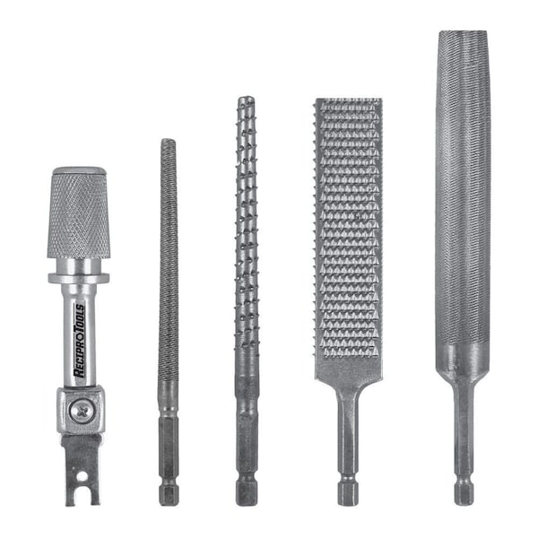 Recipro Tools 5 Pc Wood And Metal Filing Kit for Reciprocating Saw RCT ...