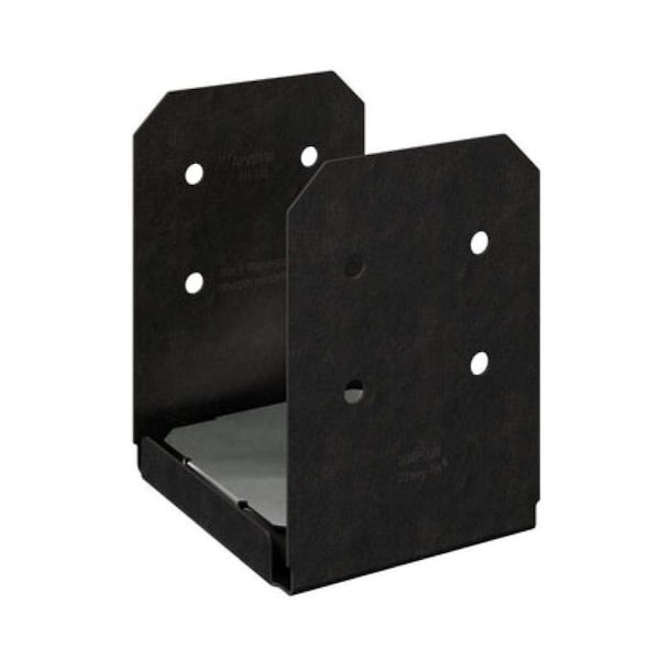 Simpson Strong-Tie Simpson Strong Tie Black Powder-Coated Post Base for ...