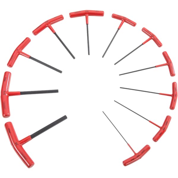 Proto 11 Piece SAE T-Shape Hex Key Set, J4968 J4968 | Zoro
