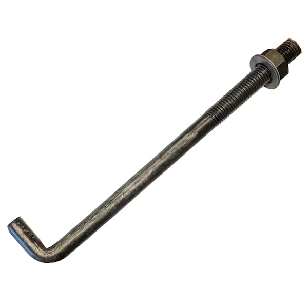 Grip-Rite 5/8 In. X 12 In. Anchor Bolt With Nut And Round Washer (25 ...