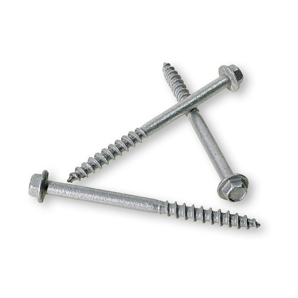 Simpson Strong-Tie Lag Screw, #10, 2-1/2 in, Steel, Galvanized Hex Hex ...