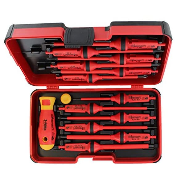 Felo E-Smart Insulated Screwdriver Set (14-Piece) 0715751719 | Zoro