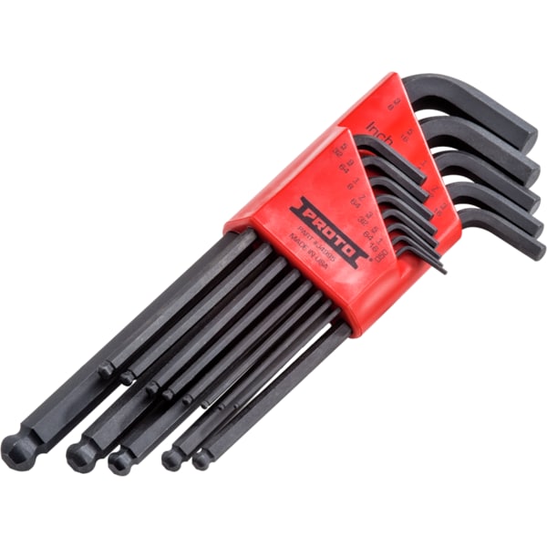 Proto 13 Piece SAE Hex Key Set, J4995 J4995 | Zoro
