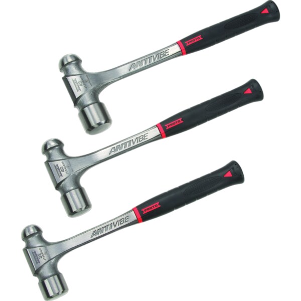 Proto - 3Piece Anti-Vibe - Ball Pein Hammer Set (J1303Avps) J1303AVPS ...