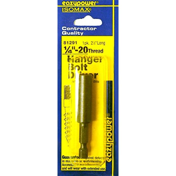 Eazypower 20 Thread Hanger Bolt Driver (1-Pack) 81291 | Zoro