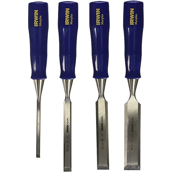 Irwin Marples Woodworking 4-Piece Chisel Set M444S4N | Zoro