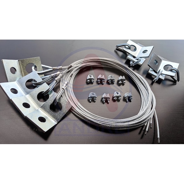 Andre SEISMIC CABLE KIT-1/8 MAX WORK LD610LB, 4PK SCK-18 | Zoro