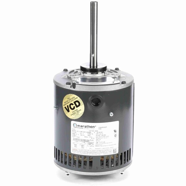 Marathon Motor 1 Hp Condenser Fans Hvac/R Motor, 3 Phase, 1200 Rpm, 575 ...
