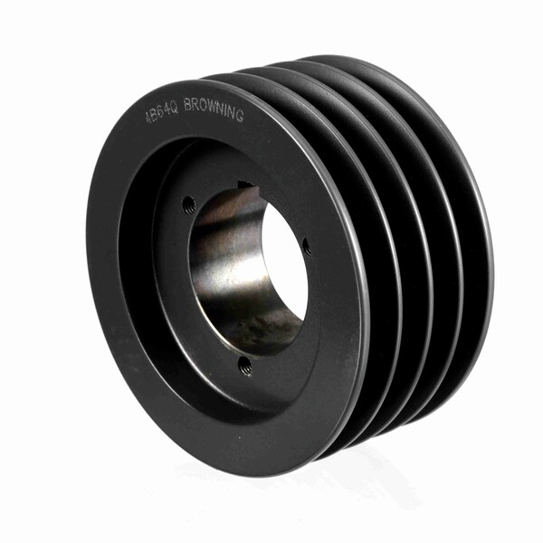 Browning 4 Groove Cast Iron Bushed Bore Multiple Sheave, 4B64Q 4B64Q | Zoro