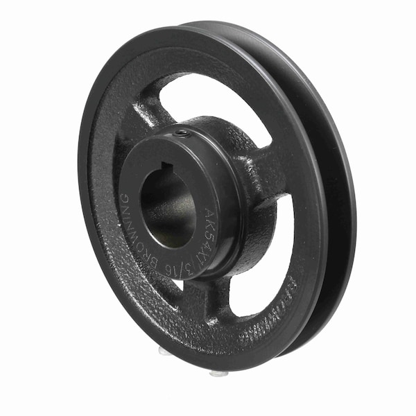 Browning 1 Groove Cast Iron FHP - Finished Bore Sheave - AK54X 1 3/16 ...