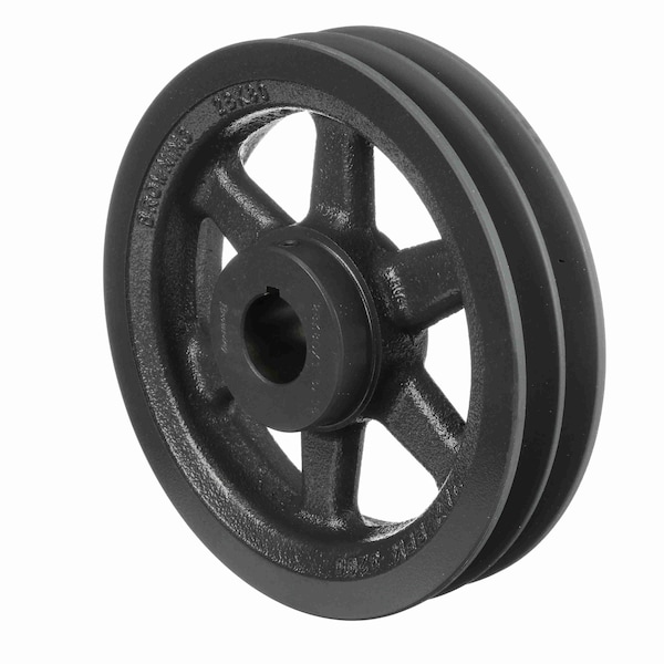 Browning 2 Groove Cast Iron Fhp - Finished Bore Sheave, 2BK80X 1 3/16 ...