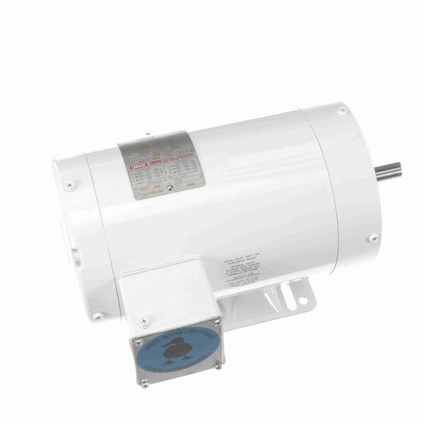 Leeson General Purpose Motor, 0.75 HP, 3 Ph, 60 Hz, 208-230/460 V, 1200 ...