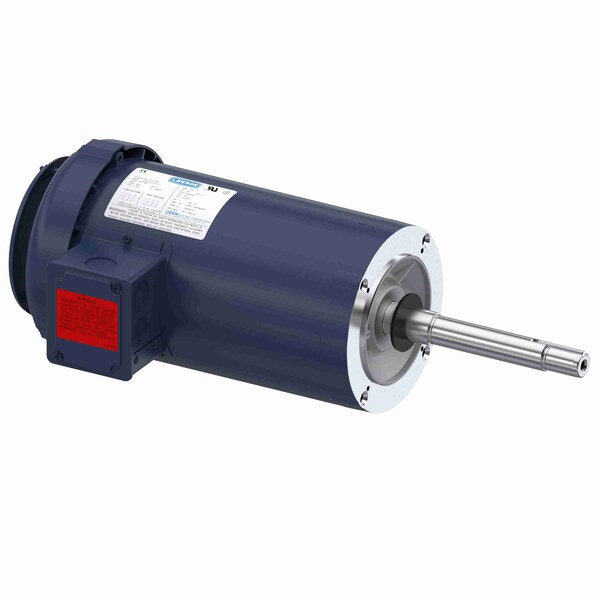 Leeson 1Hp Gen Purp Motor, 3Phase, 1800 Rpm, 208-230/460V, 143T Frame ...