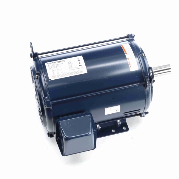 Marathon 5 Hp General Purpose Motor, 3 Phase, 1200 Rpm, 200 V, 215T ...