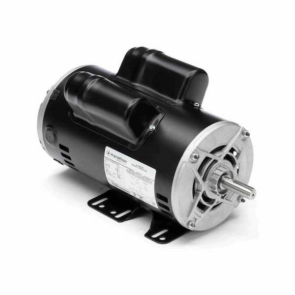 Marathon 5 Hp Air Compressor Motor, 1 Phase, 3600 Rpm, 230 V, 56H Frame ...