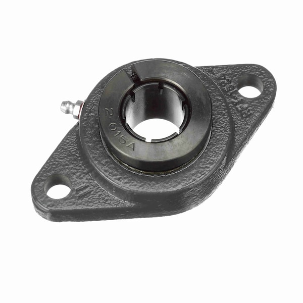 Browning Mounted Cast Iron Two Bolt Flange Ball Bearing, 52100 Bearing ...