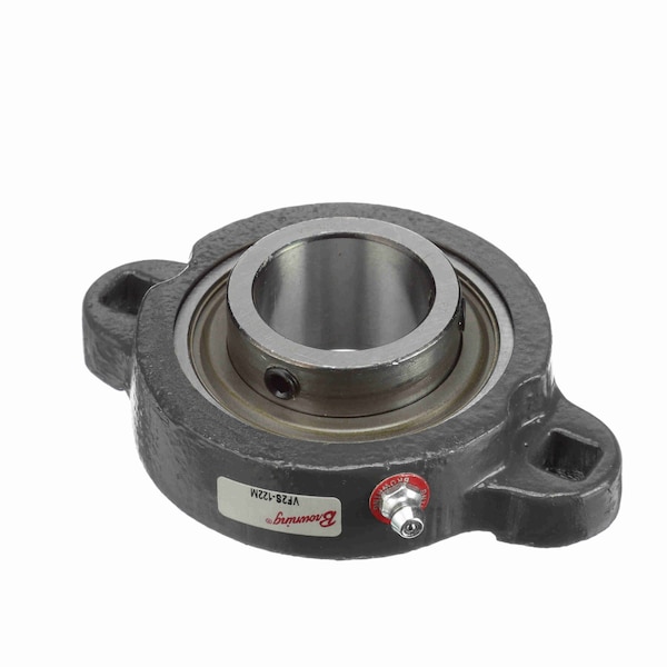 Browning Mounted Ductile Iron Two Bolt Flange Ball Bearing - 52100 ...