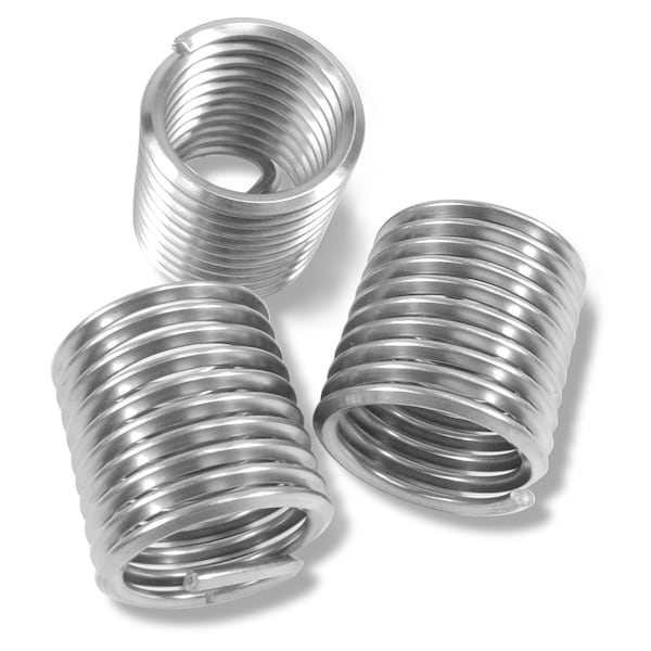 Recoil Helical Insert, Free-Running, M5-0.80 Thrd Sz, 18-8 Stainless ...