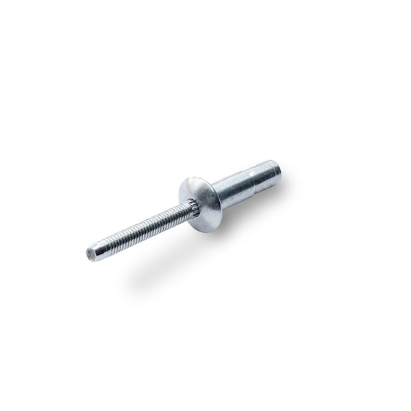 Marson Blind Rivet, Protruding Head, 3/16 in Dia., Aluminum Body, 3000 ...