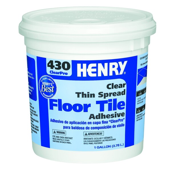 Henry Henry 430 GL ClearPro Thin Spread Floor Tile Adhesive 1 GAL 430 1 ...