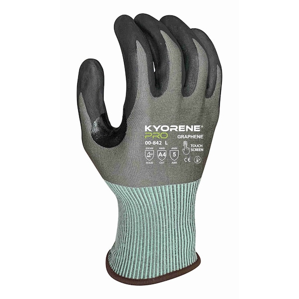 Kyorene Pro Cut Resistant Gloves, Cut Level A4 , HCT Nano-Foam Palm , M ...