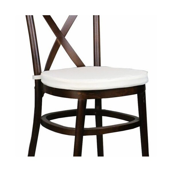 Atlas Commercial Products Cross Back Chair Cushion, Soft 2" Box Cushion ...