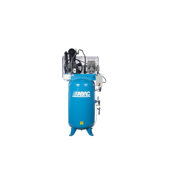 Abac Fully Featured 7.5 HP 230 Volt Three Phase Two Stage 80 Gallon ...