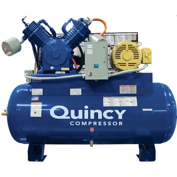 Quincy Compressor 15 HP Two Stage-QT PRO (Splash Lubricated)-w/Mag ...
