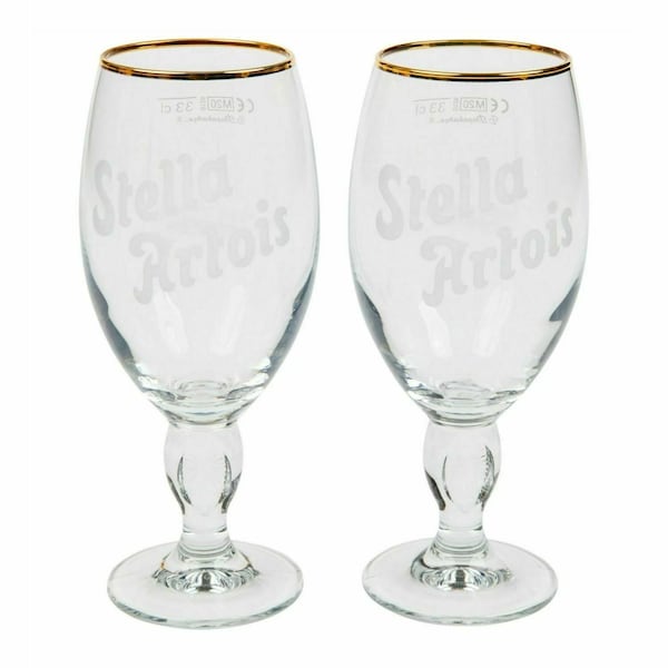 Stella Artois Signature Glassware Heritage Chalice Glass - Clear 13239 ...