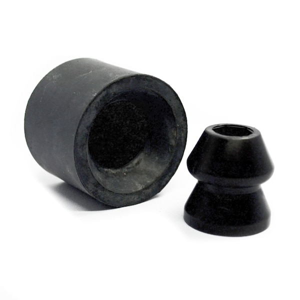 Eberhard Manufacturing Co Door Hold Back Black 2 Pc EMC 1-664 BLK | Zoro