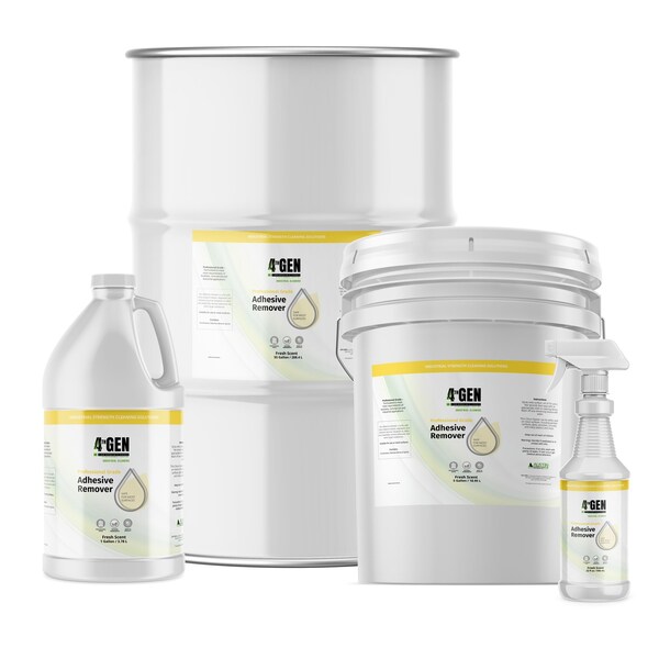 4Th Gen ADHESIVE REMOVER CONCENTRATE DRUM 4GEN AH-CAR-55-RTU | Zoro