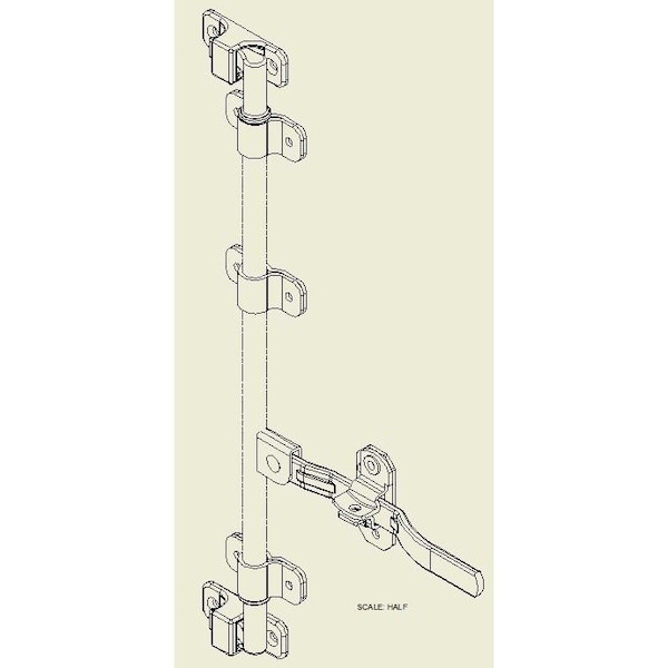 Eberhard Manufacturing Co Cam Type Lock No Rod EMC 5654X ZN | Zoro