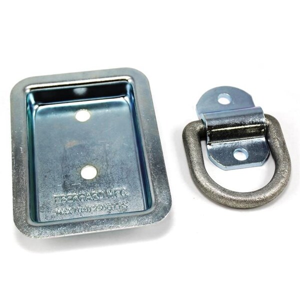 Eberhard Manufacturing Co Zinc Recessed Rope Ring 2500# EMC 1170B ZN | Zoro