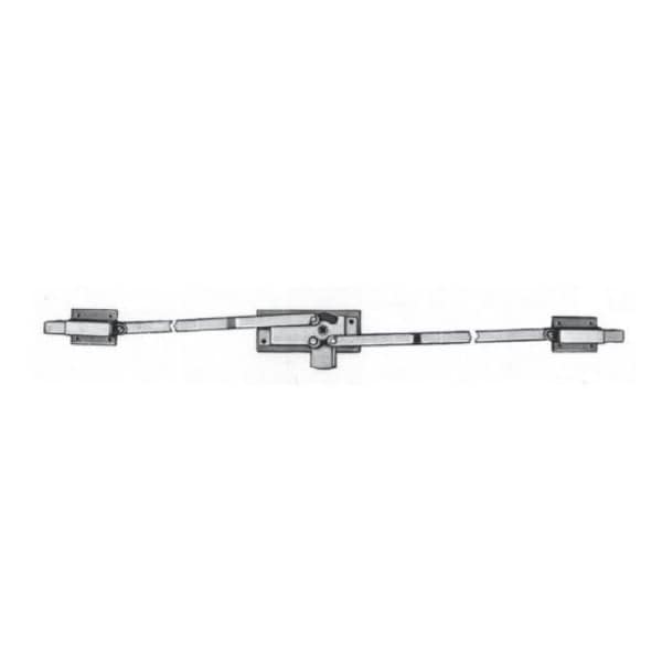EBERHARD MANUFACTURING COMPANY 3 Pt Dead Bolt Lock W/48" Rods (EMC 5659 ...