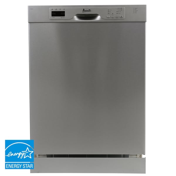 AVANTI PRODUCTS Avanti Built-In DishWasher, Stainless Steel (DWF24V3S ...