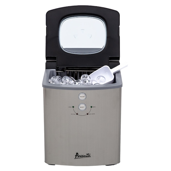 Avanti Portable Countertop Ice Maker Stainless Steel at Sam Moonlight blog
