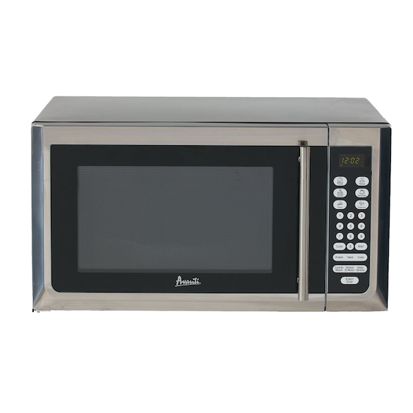 Avanti Avanti 1.6 cu. ft. Microwave Oven, Stainless Steel with Black ...