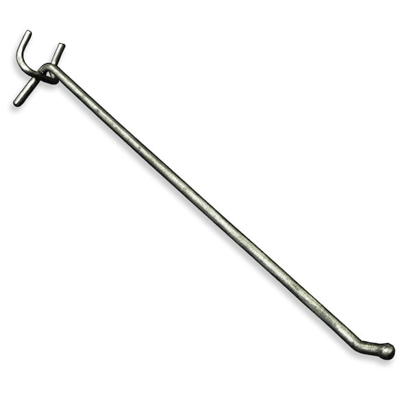 Azar Displays 12" Metal Wire Hook: 0.187" Dia., PK50 700812-50PK | Zoro