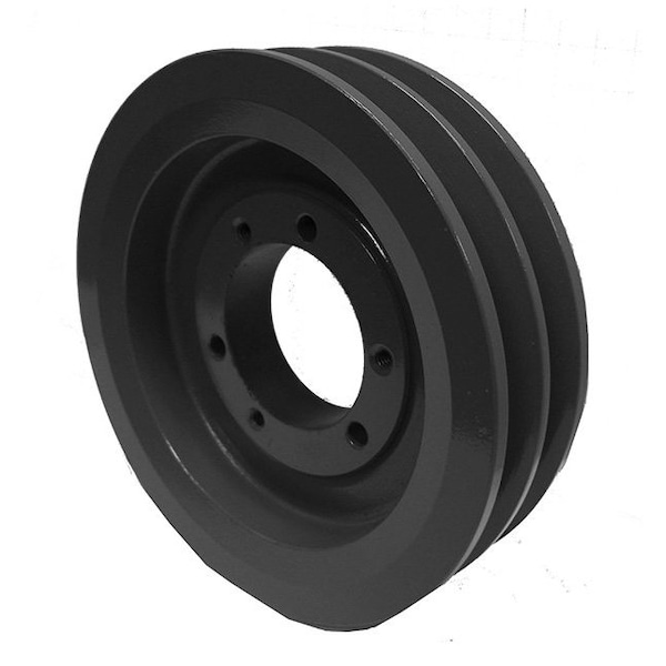 B&B Manufacturing Bushing 2 Groove V-Belt Pulley 18.75 inch OD 2B184SK ...