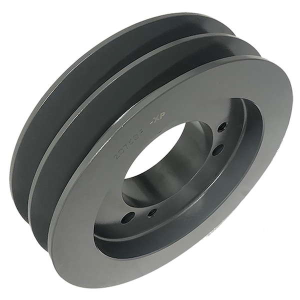 B&B Manufacturing Bushing 2 Groove V-Belt Pulley 10.4 inch OD 2C100SF ...