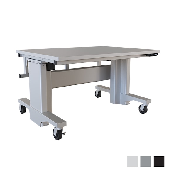 Bostontec Electric Height Adjust Workbench, 36"d X 48"w, 1,200 lb cap ...