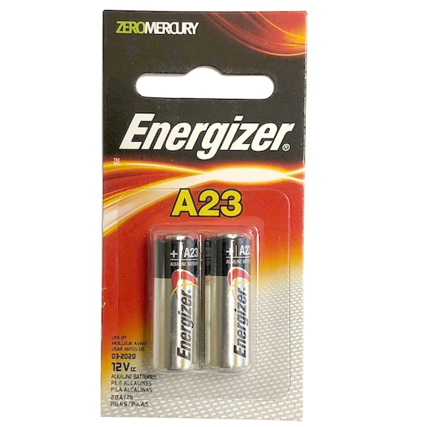 Energizer 23A Alkaline Battery, 2 PK A23BP/2 | Zoro