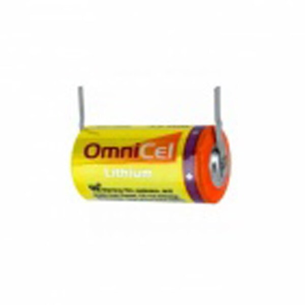 Omnicel ER14335 3.6V 1.65Ah 2/3AA Lithium HighEnergy Battery Tabs ...