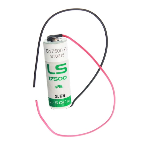 Saft LS17500 W WIRE 3.6V Lithium Thionyl Chloride Battery LS17500_WIRE ...