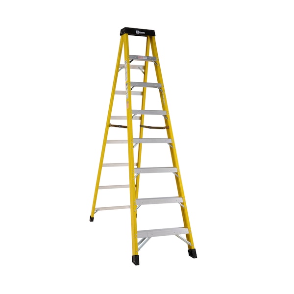 Bauer Ladder 8 ft Fiberglass Stepladder 30808 | Zoro