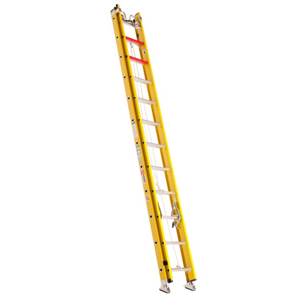 Bauer Ladder Fiberglass Extension Ladder, 300 lb Load Capacity 31124 | Zoro