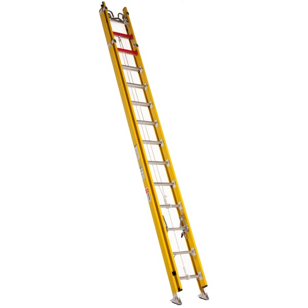 Bauer Ladder Fiberglass Extension Ladder, 300 lb Load Capacity 31132 | Zoro
