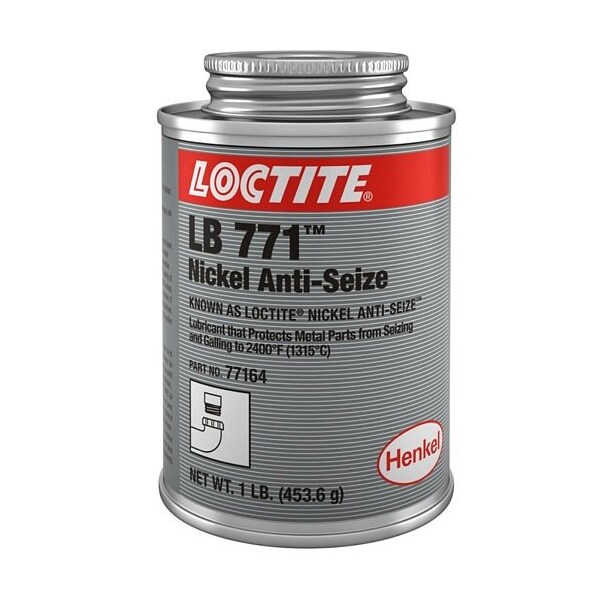 Henkel Anti-Seize Compound, Nickel Grade, Can, Paste LB 771 1LB BRSH TP ...