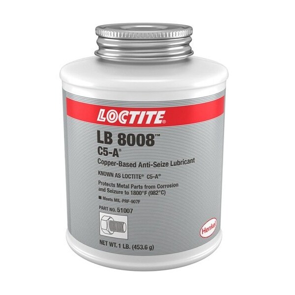 Henkel Anti-Seize Compound, Copper Grade, Can, Paste LB 8008 C5-A 1LB ...